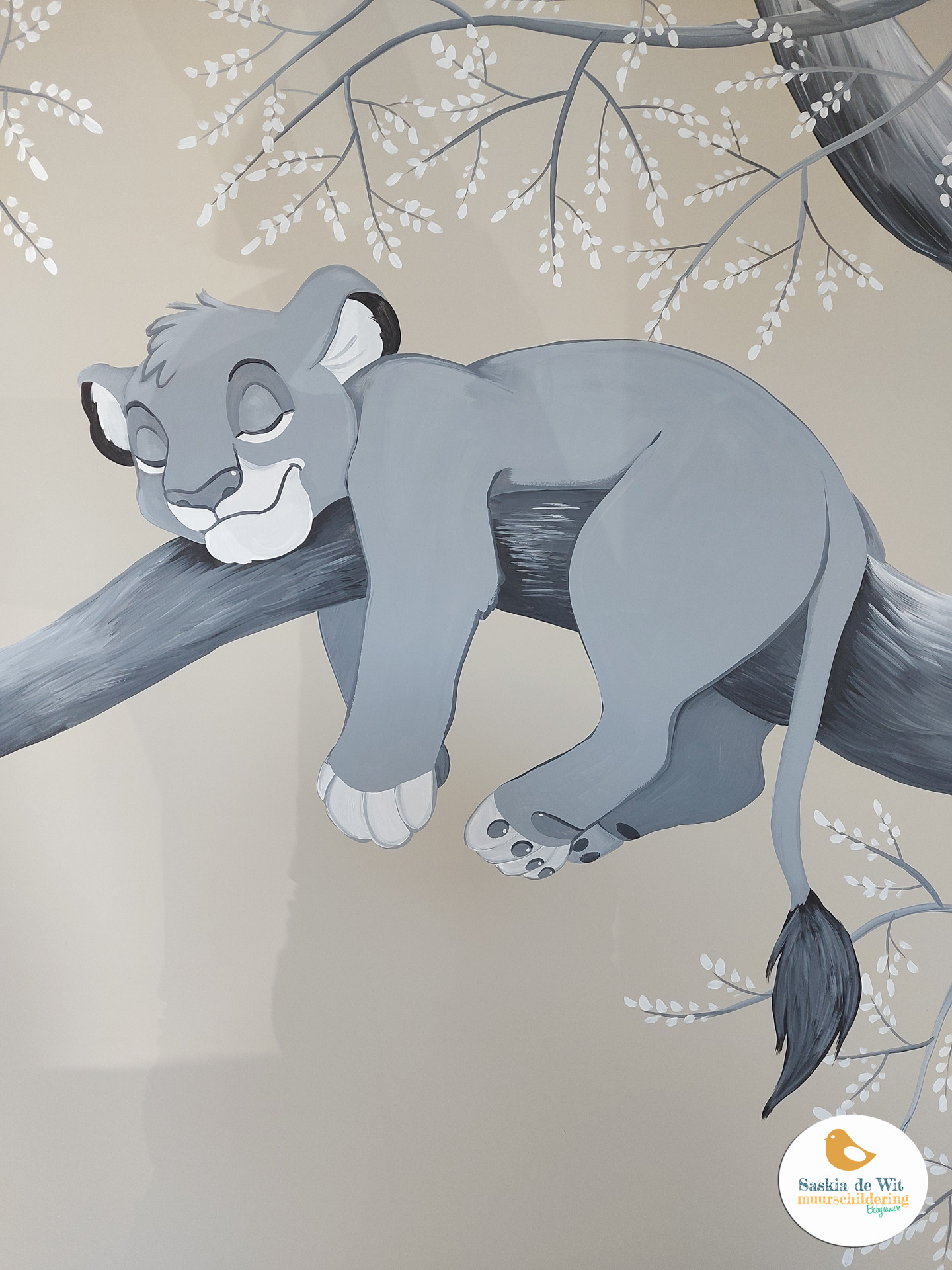 Lion King muurschildering – Babykamer Muurschildering